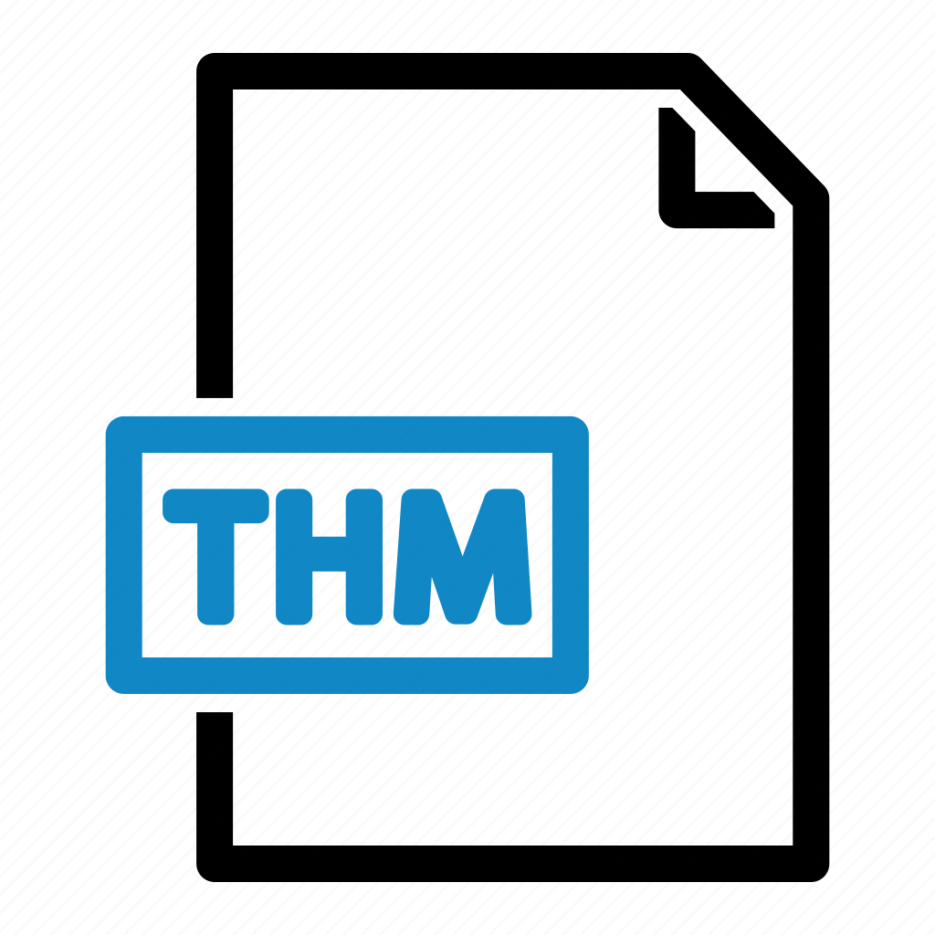 Thm, document, extension, file, format, file type icon - Download on ... Thm, document, extension, file, format, file type icon - Download on ...